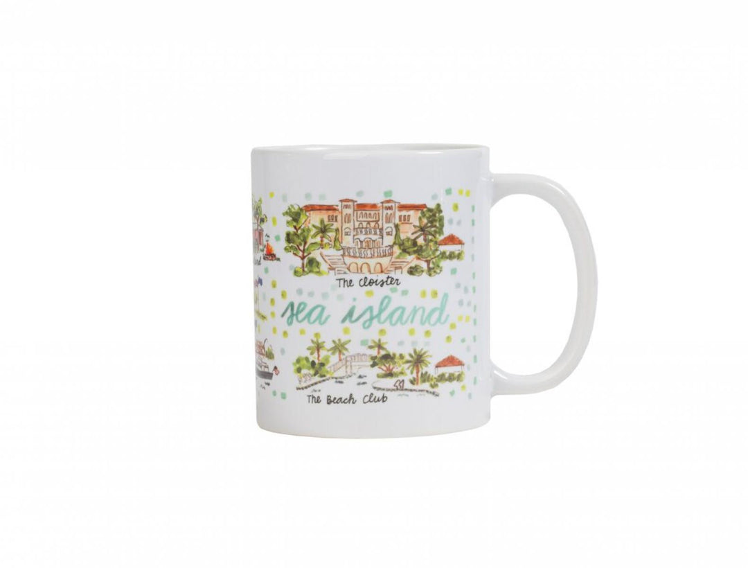 Sea Island Illustrated Coffee Mug – Sea Island Shop